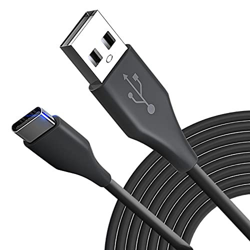 NANANINO Switch OLED Charging Cable, Switch Charger Cable Compatible with Switch Pro Controller, PS5 Controller and Xbox Series X Controller Black