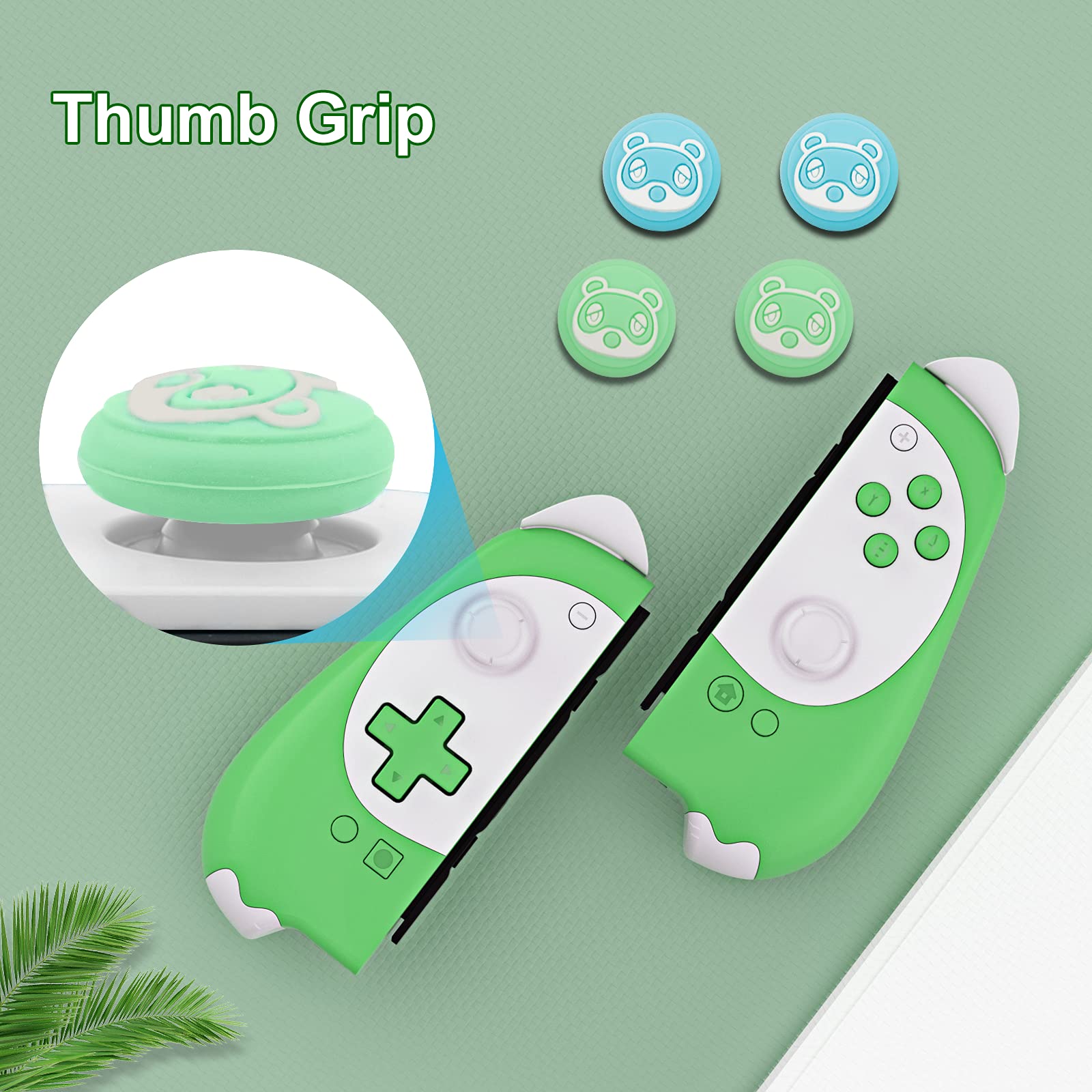 KINGEAR Controller for Nintendo Switch, Cat Switch Controller for Women Men Gifts, Wireless Joypad for Nintendo Switch, Kawaii Accessories Left and Right Controller with Six Gyro Axis/Dual Vibration