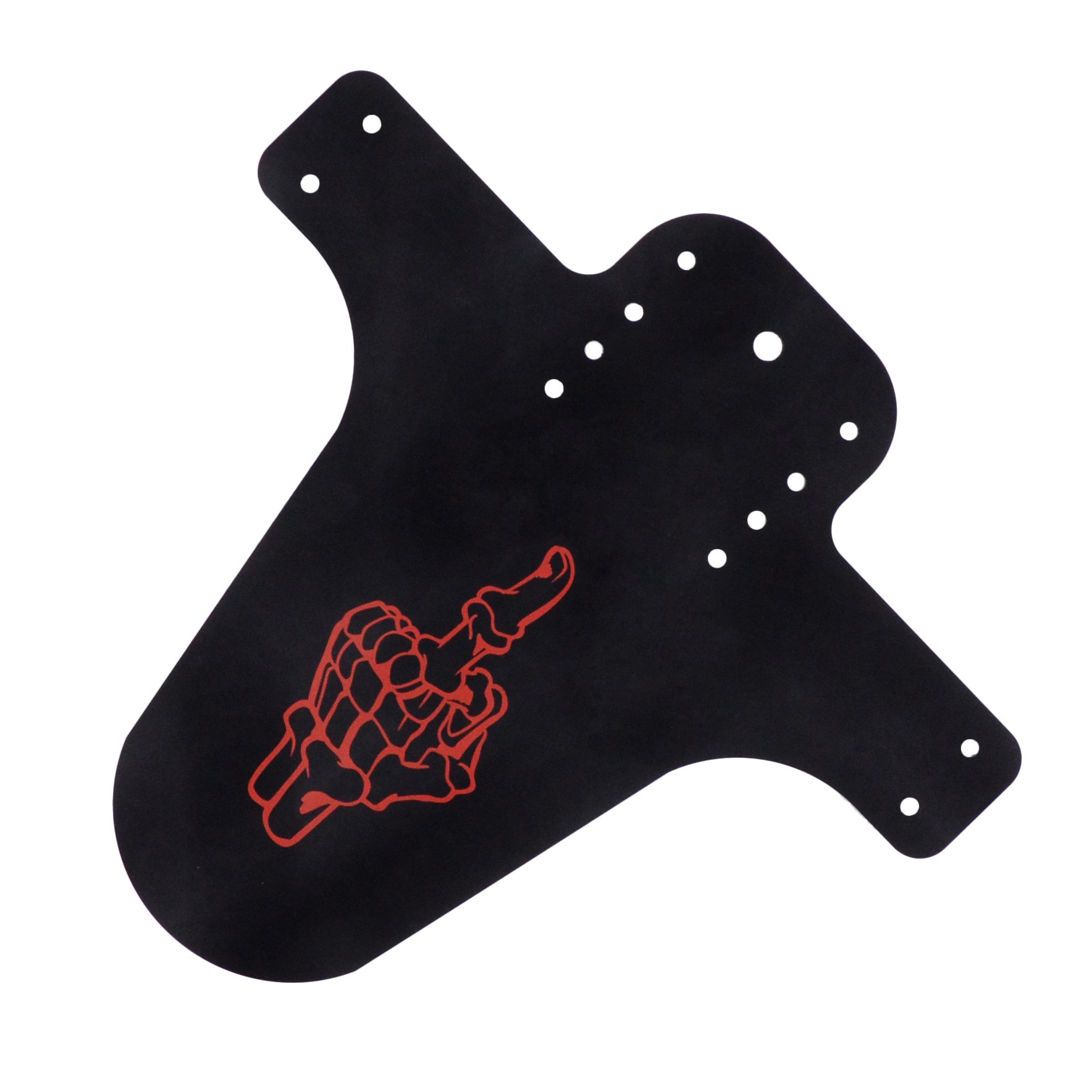 KINGOU Adjustable Bike Fender Light Bicycle Front Mud Guard Set for Mountain Bike/Road Bike/Folding Bike Red