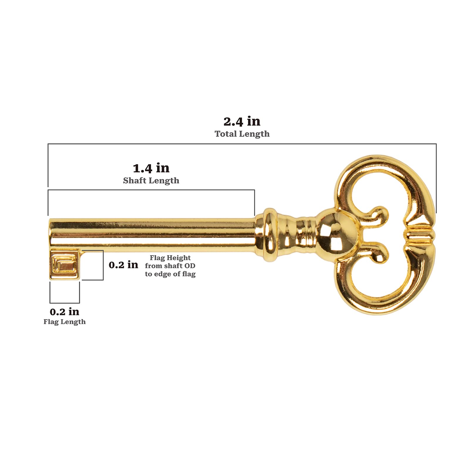 PERTF Grandfather Clock Door Key Compatible with Ridgeway, Antique ,Sligh, Emporer Grandfather Clock for Clocks Prior to 2004