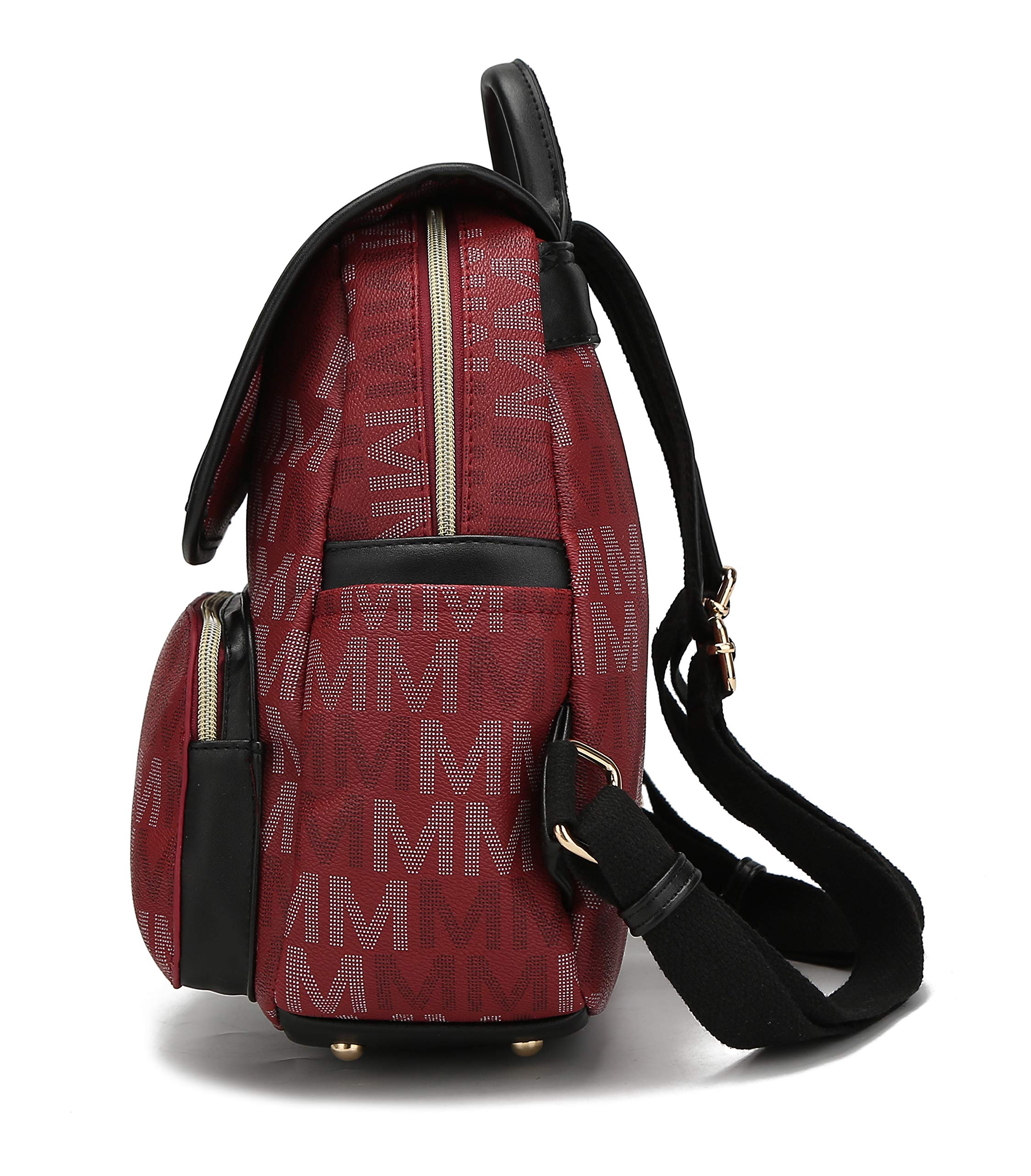 MKF Backpack Purse for Women Vegan Leather Top-Handle Ladies Fashion Travel Pocketbook Bag β Daypack