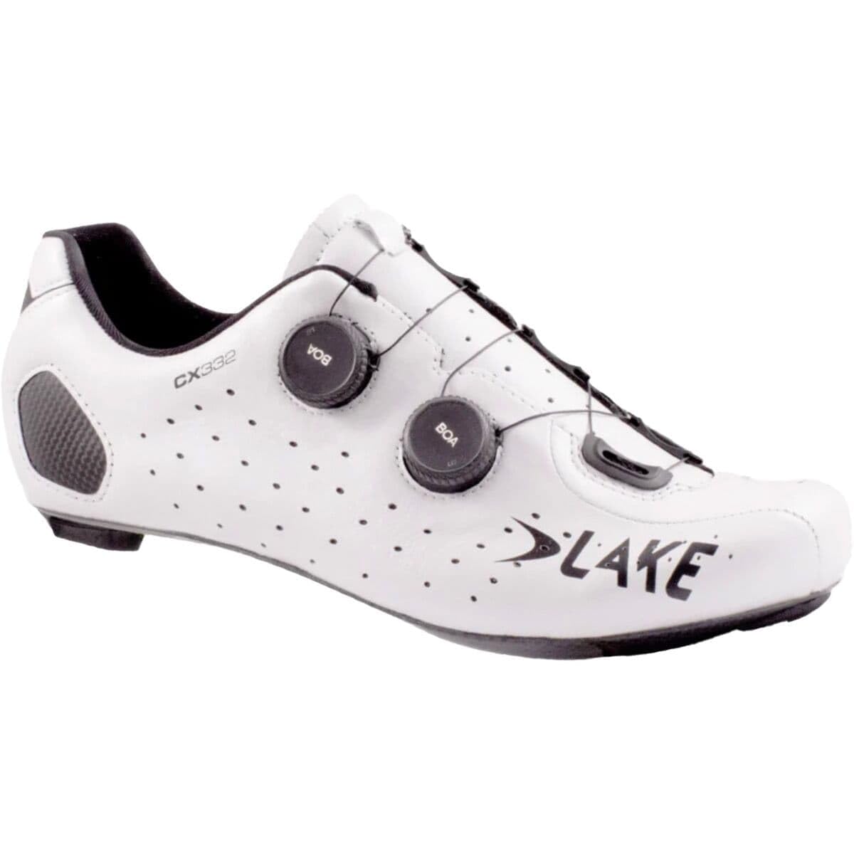 Lake Cx332 Cycling Shoe - Men's Black/Silver, 46.5