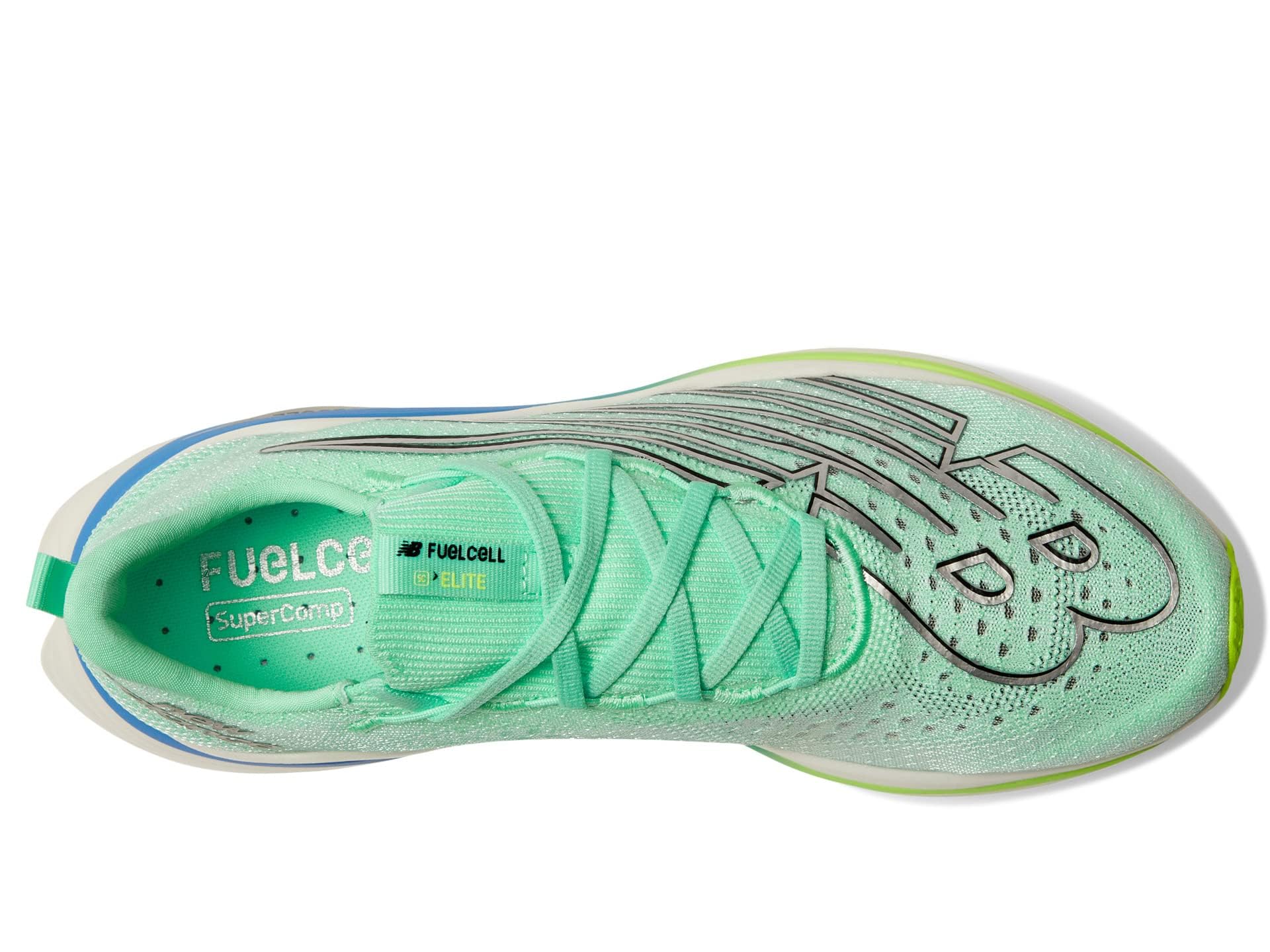 New Balance Women's FuelCell SuperComp Elite V3 Running Shoe, Bright Mint/Pixel Green, 7.5