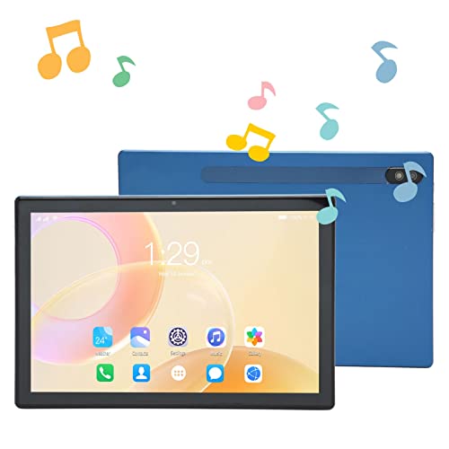 VINGVO 10 Inch Tablet, Blue IPS Screen Octa Core CPU Office Tablet 6GB RAM 256GB ROM 2 Card Slots for Home (U.S. regulations) (VINGVOr6k8f0sqg9-11)