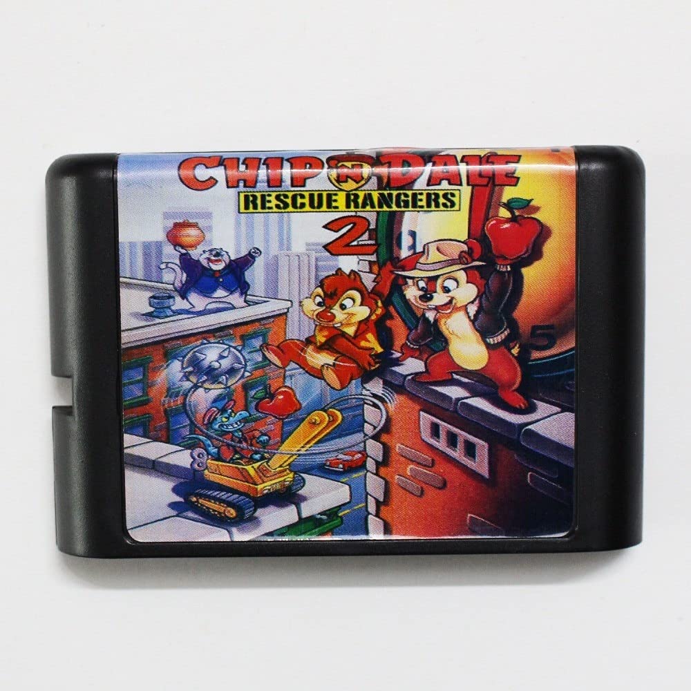 Retro Game Chip N' Dale Rescue Rangers 2 16 bit MD Game Card For Sega Mega Drive For Genesis (NTSC-U)