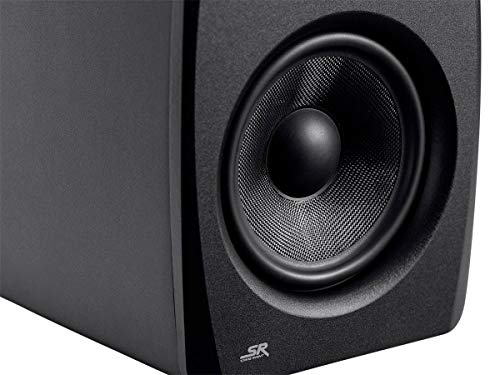 Monoprice Powered Studio Monitor Speakers - 8-Inch, 150-Watt, SV28, Bi-Amplified, Class AB Amp - Stage Right Series