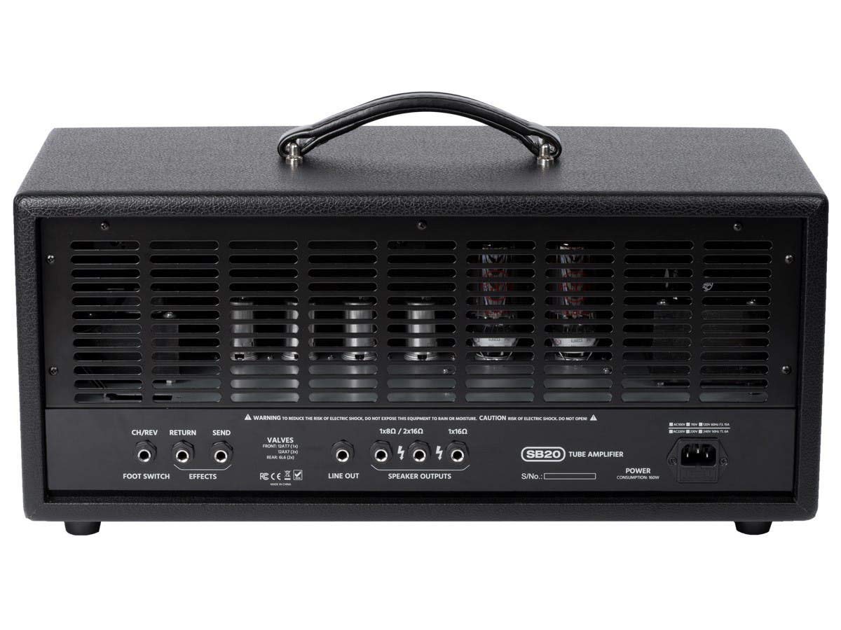 Monoprice Stage Right Series SB20 50-Watt All Tube 2-Channel with Reverb MDF Cabinet Material (625913)