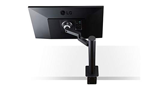 LG 27” 27BN88U-B Ergo IPS UHD 4K Ultrafine™ Monitor (3840x2160) with Ergonomic Stand & C-Clamp, USB Type-C™, DCI-P3 95% (Typ.) & VESA DisplayHDR 400