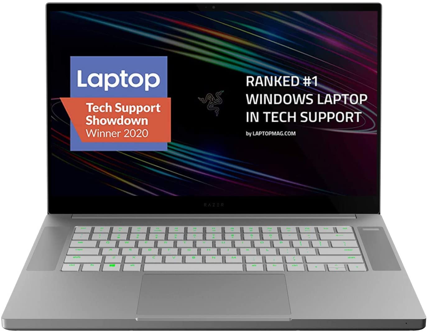 Razer Blade 15 Base Gaming Laptop 2020: Intel Core i7-10750H 6-Core, Windows10, NVIDIA GeForce RTX 2070 Max-Q, 15.6" 4K OLED, 32GB RAM, 2048GB SSD, Chroma R, Thunderbolt 3
