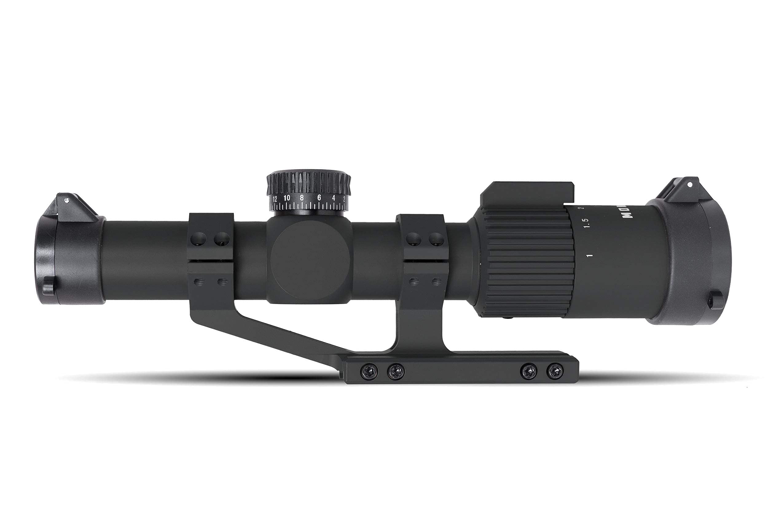 Monstrum Alpha Series 1-6x24 First Focal Plane FFP Rifle Scope | ZR305 H-Series Offset Scope Mount | Bundle