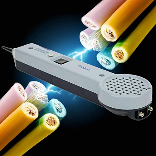 Yankok [200EP Tone Probe w/ 77HP Generator Kit] Inductive Amplifier Wire Cable Tracer to Locate Single Conductors and Cables Integrated LED Flashlight (Includes Headset Jack and User Manual)