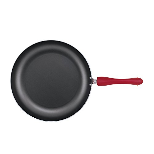 Paula Deen Signature Dishwasher Safe Nonstick Cookware Pots and Pans Set, 17 Piece, Red