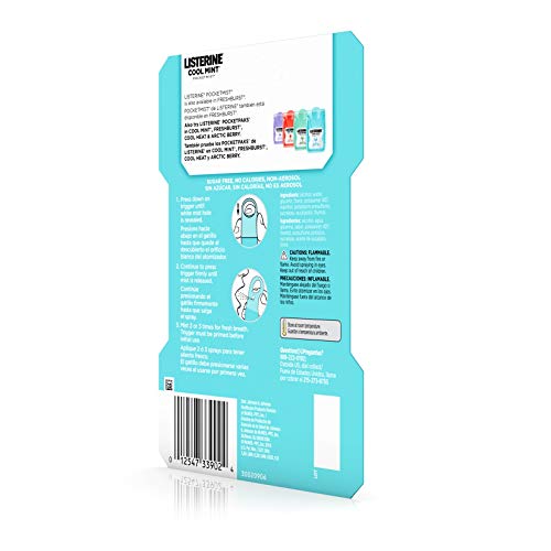 Listerine Pocketmist Cool Mint, 2-Count (Pack of 6)