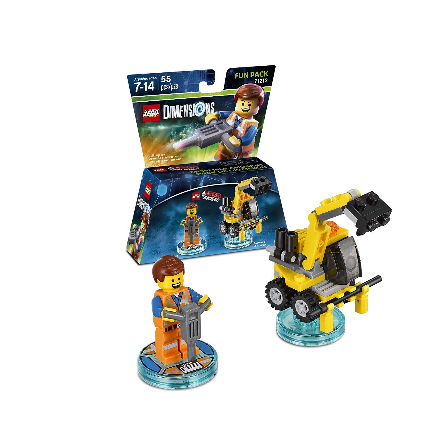 Lego Dimensions Starter Pack + The Lego Movie Emmet + Benny + Bad Cop Fun Packs + Portal 2 Level Pack for Xbox One