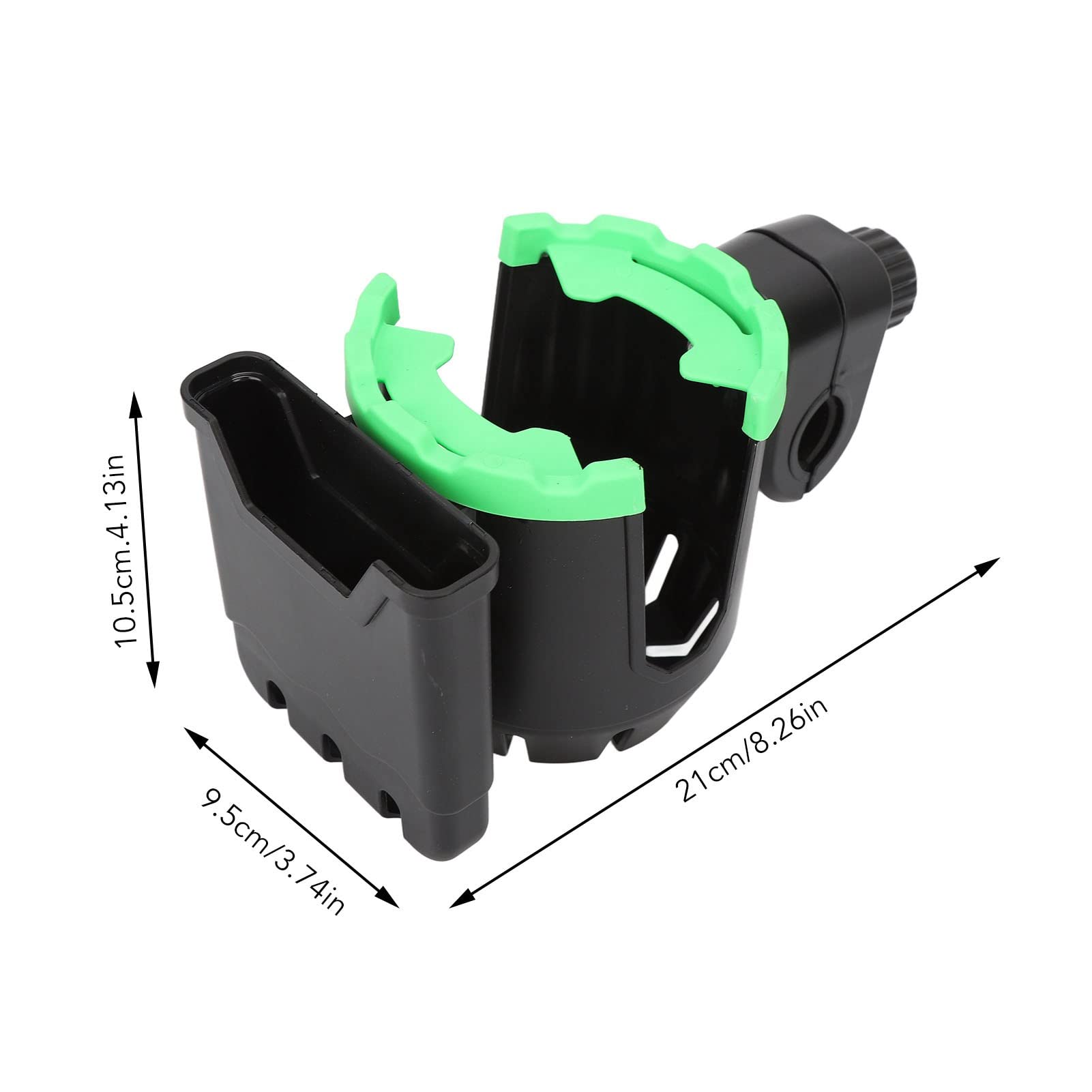 Stroller Cup Holder,Holder for Walker, Multifunction Large Caliber Designed 360 Degrees Rotation Portable Stroller Cup Holder Attachment, Suitable for Wheelchair, Walker, Accessories(o¡§2?¡§?), str