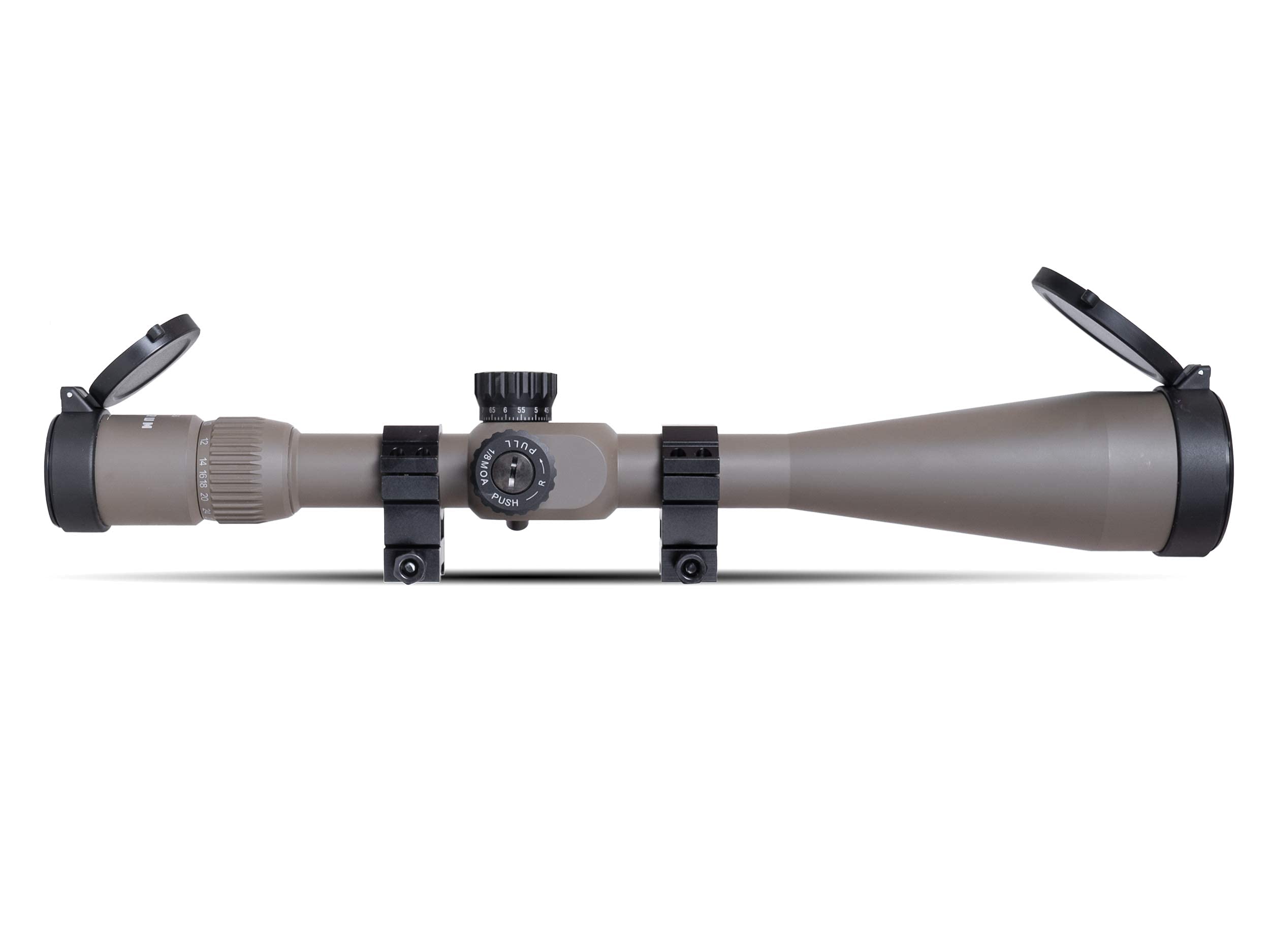 Monstrum G3 8-32x56 FFP Rifle Scope | Flat Dark Earth | Monstrum 43-B Throw Lever | Bundle