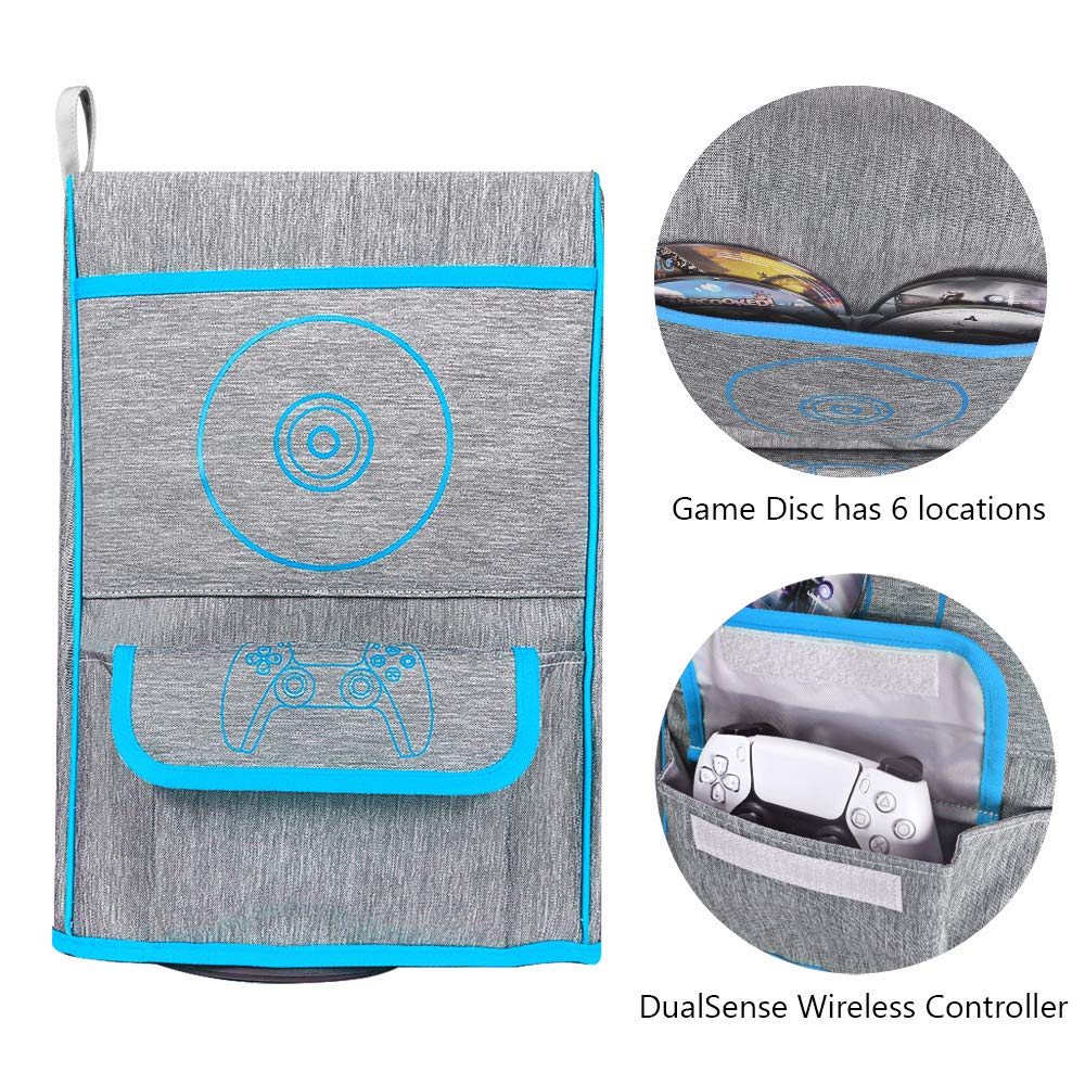 PS5 Console Dust Cover ,Dust Proof Cover for Sony Playstation 5 Game Console Protector Anti Scratch Washable Dust Cover Sleeve for PS5