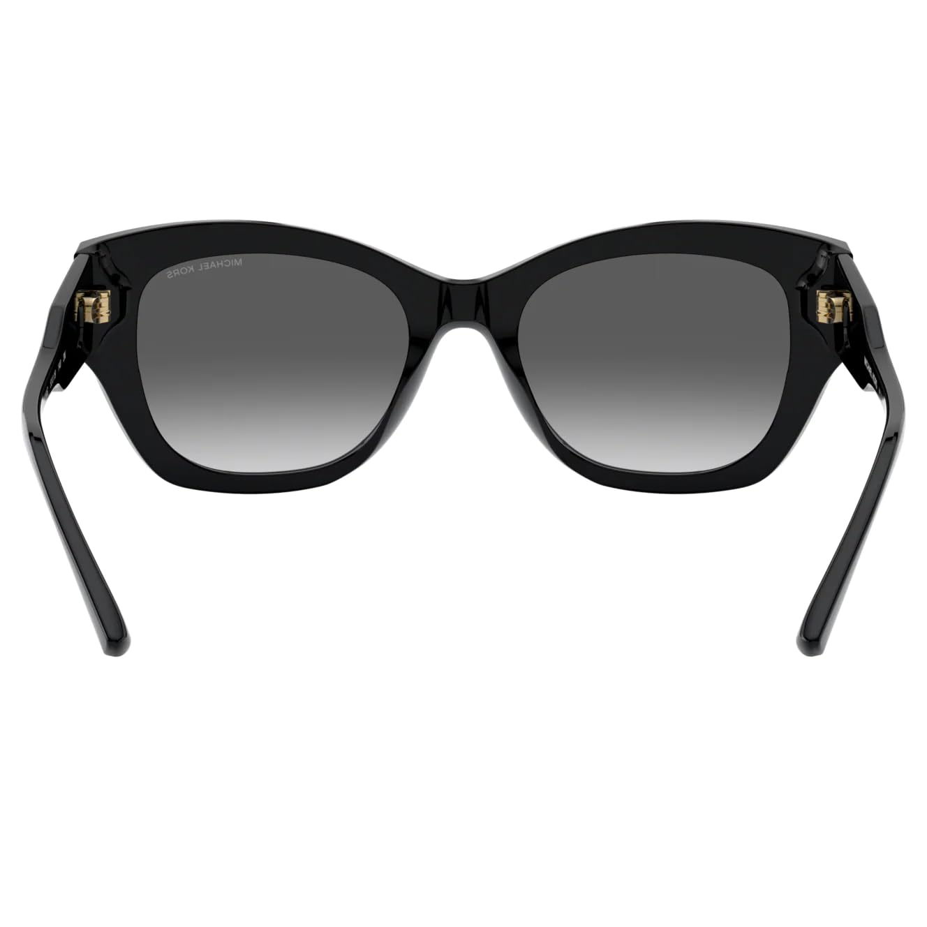 Michael Kors 53 mm Palermo Square Sunglasses for Women MK2119 Black/Dark Grey Gradient One Size