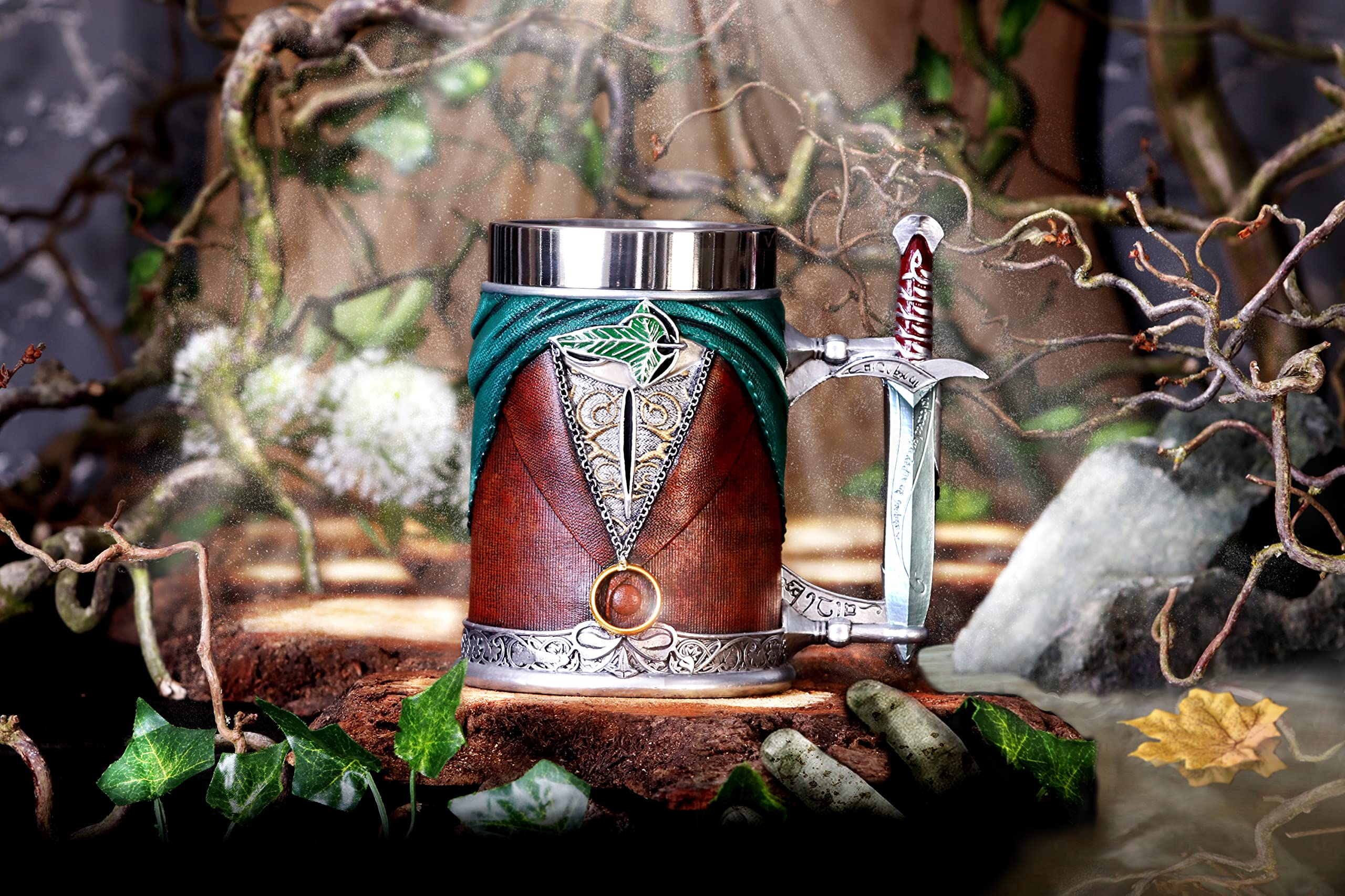 Nemesis Now Officially Licensed Lord of The Rings Frodo Tankard, Brown, 15.5cm (B5894V2), 500ml
