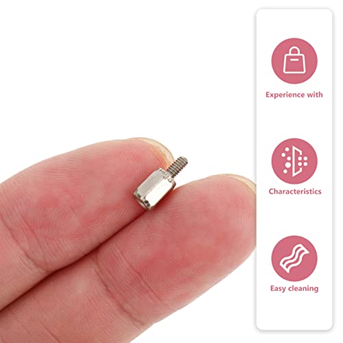 SOLUSTRE Laptop Stand 20pcs M. Disk Replacement Hex Screws Laptops Mounting for Motherboards Accessories Nut Accessory Ssd Computer Motherboard Standoff Hard Kit Screw Laptop Ssd