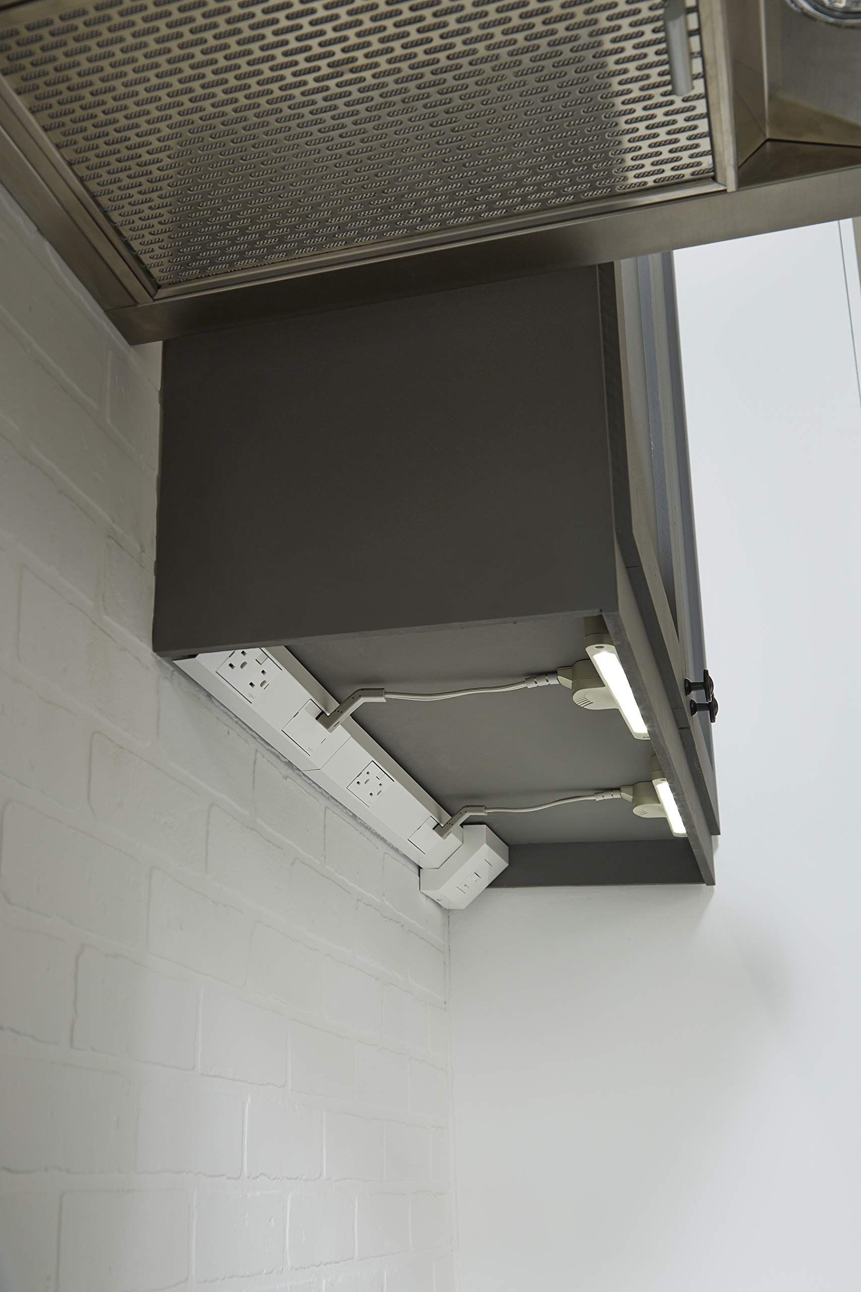 Legrand adorne Under-Cabinet LED Linear Light in Titanium (4 Pack), ALLNLEDTM4