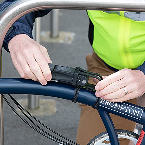 Oxford LinkLock CL Compact Folding Lock. Bicycle Security Lock.,Black,720mm