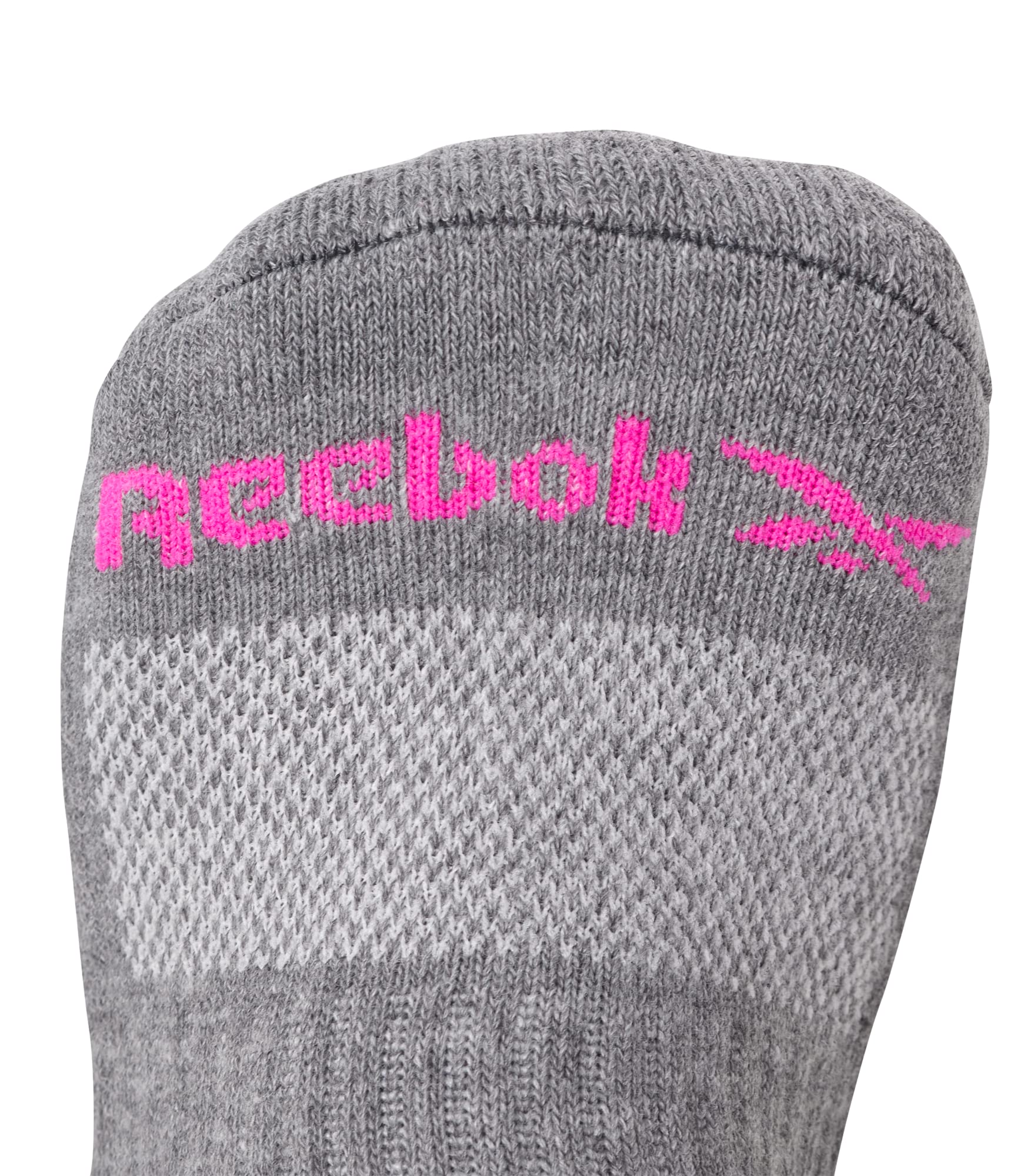 Reebok Women's Low Cut Socks - 6 Pack Performance Cushion Comfort No Show Socks - Breathable Athletic Socks for Women (4-10), Size 4-10, Black/White/Grey