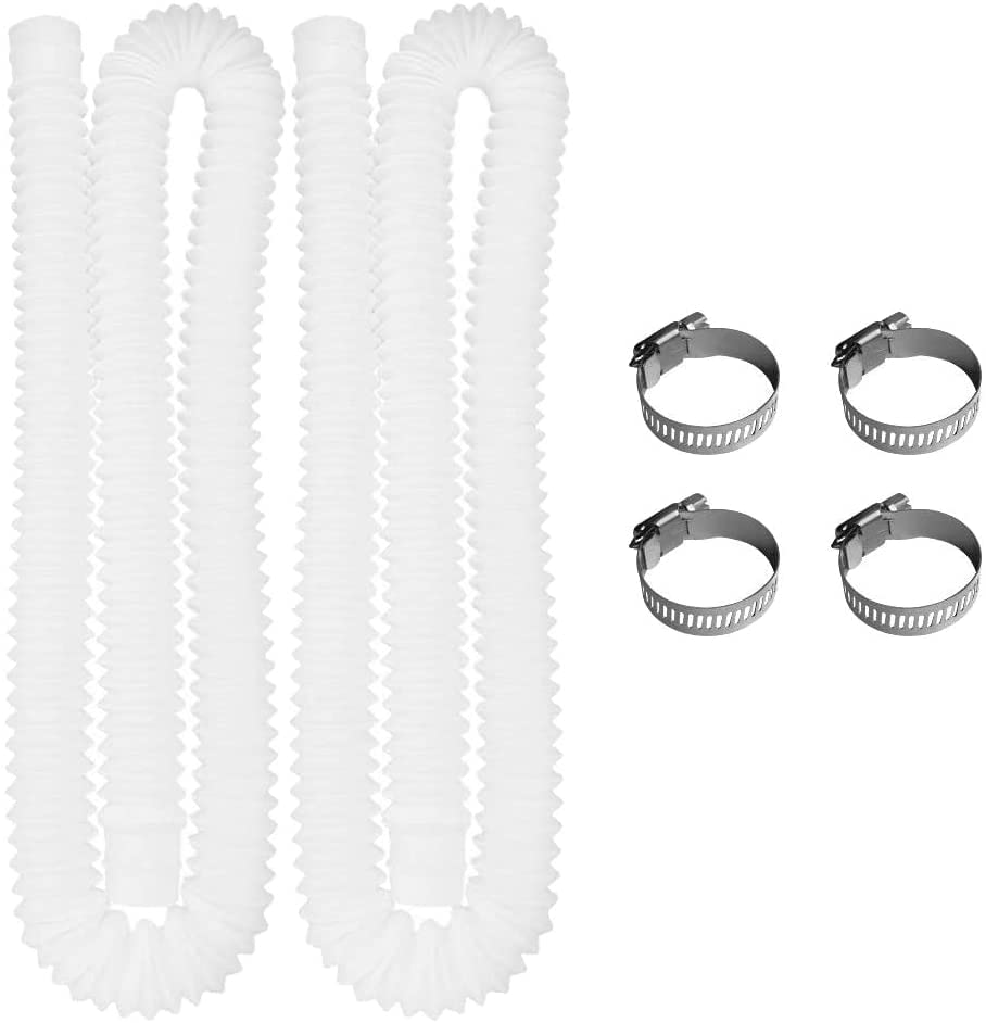 Swimming Pool Replacement Hose, Replacement Hose for Above Ground Pools, Filter Pump Hose 1.25" Diameter for Pump Models(330 GPH, 530 GPH, 1,000 GPH) (2PCS)…