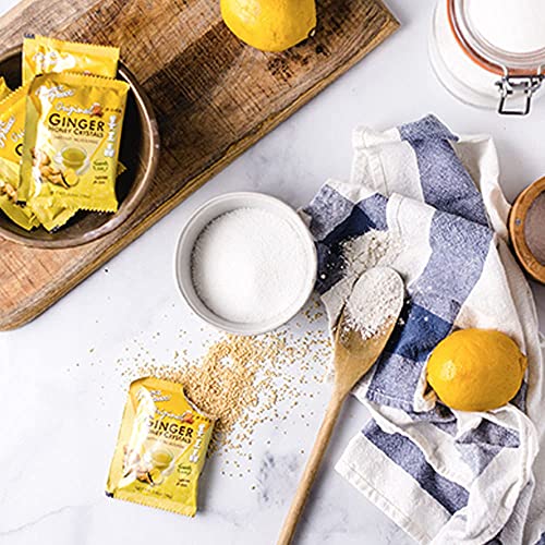 Prince of Peace Instant Ginger Honey Crystals, 2 Packs of 30 Sachets β Instant Hot or Cold Beverage β Easy to Brew Ginger and Honey Crystals