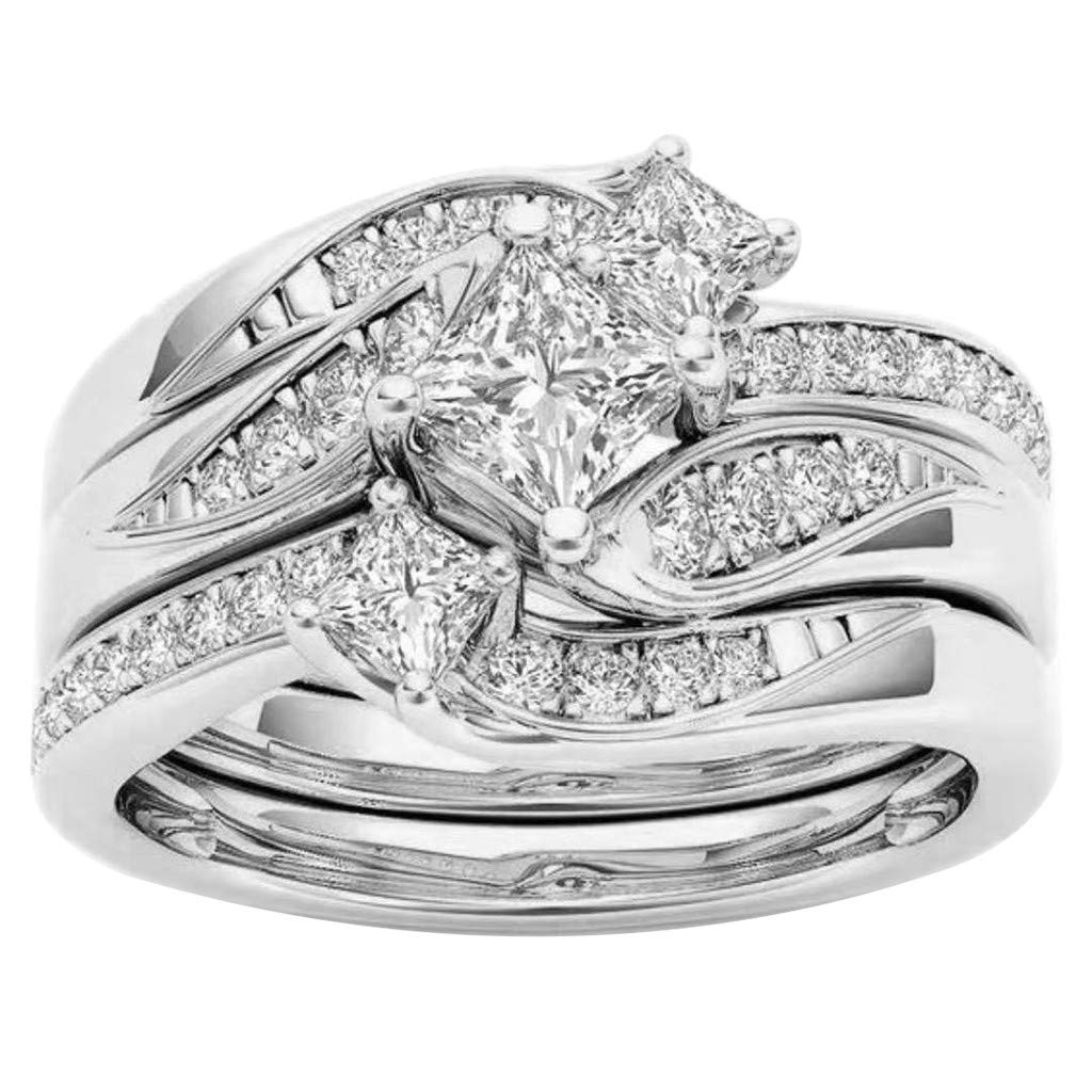 Ring Round Diamond Tw-i_st Ring Wedding Gift Accessory Rings Valenties Day Gift