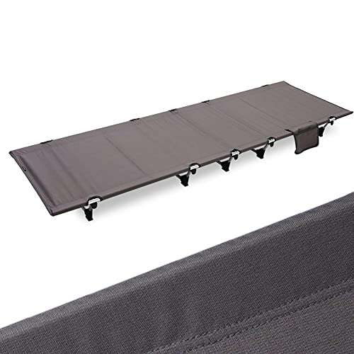 Outdoor Portable Folding Bed Single Person Camping Cot 330LB Bearing Weight Compact for Outdoor Picnic Camping Hiking