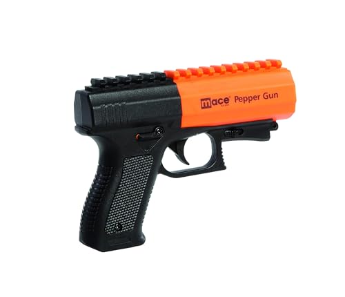 MACE BRAND Pepper Gun 2.0 with Strobe LED, Black