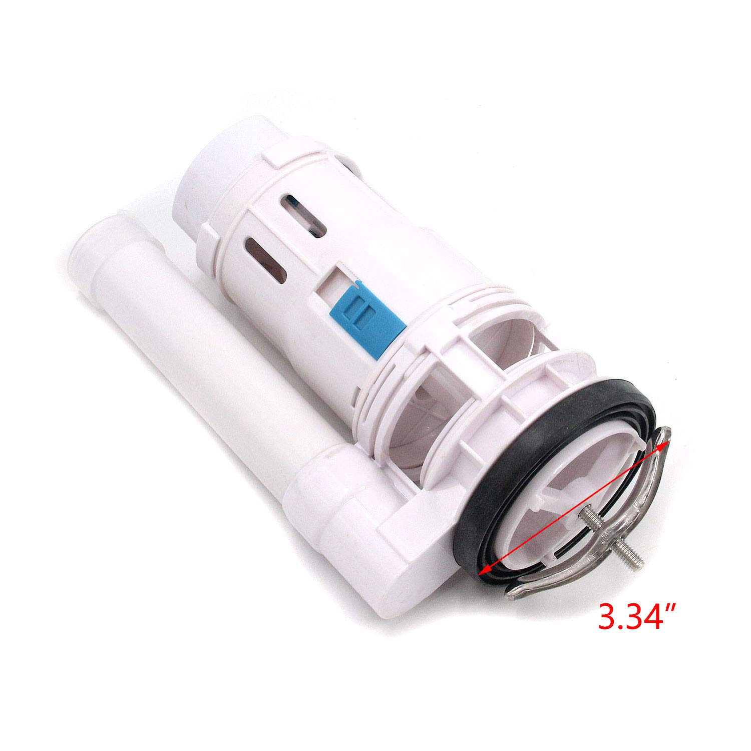 T Tulead Toilet Push Flush Valve Dual 185mm/7.28" Push Button Fill Valve Fit for Drainage Hole 64mm/2.5"