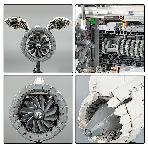 LDesign Engine Motor for CFM LEAP Engine Building Kit Engine Model Building Toy Set 1659PCS Compatible with Lego Technic Cars MOC-133571