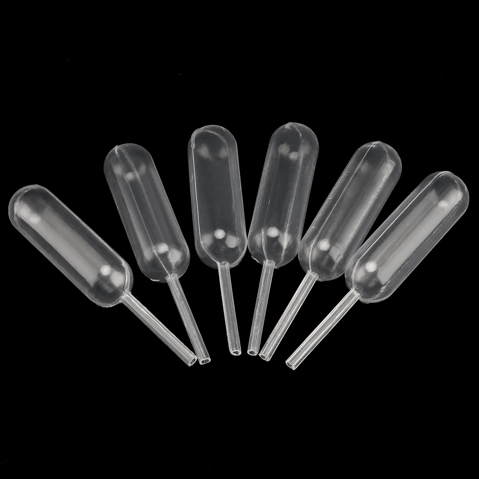 SOUJAP 300 PCS 4ml Dessert Pipettes, Plastic Squeeze Transfer Pipettes, Mini Pipettes Dropper for Cupcake Strawberries Chocolate Ice Cream, Clear