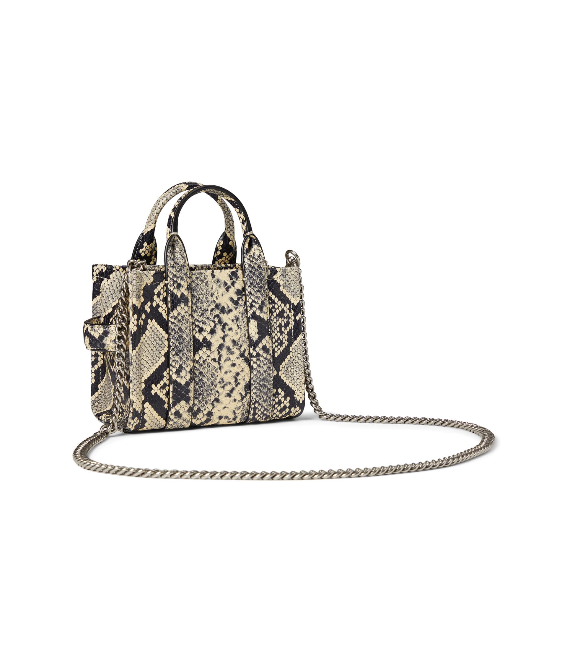Marc Jacobs The Python-Embossed Crossbody Tote Bag Woodash Multi One Size
