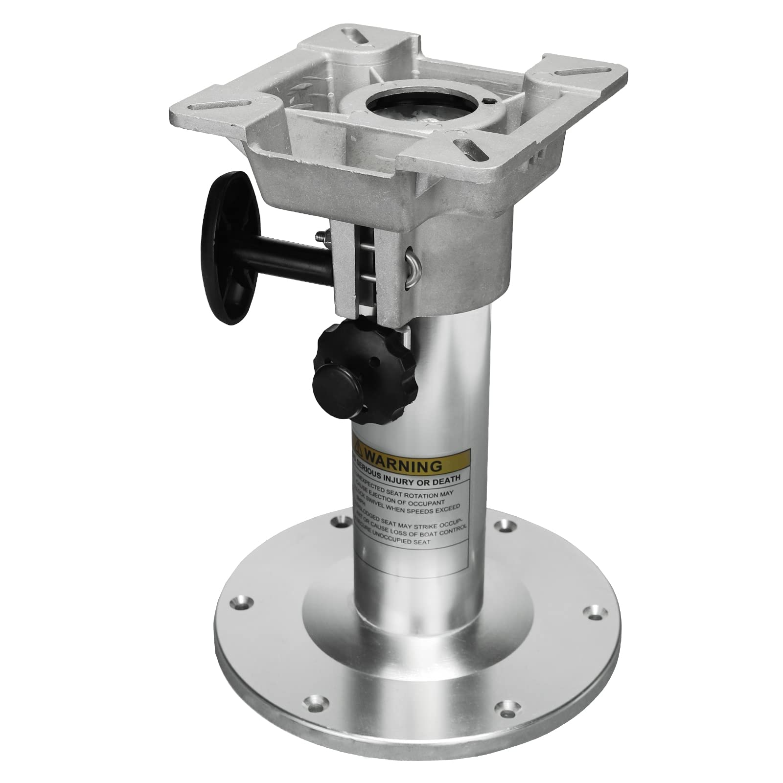 Leader Accessories Aluminum Adjustable Height Locking Boat Seat Pedestal (Pedestal II)
