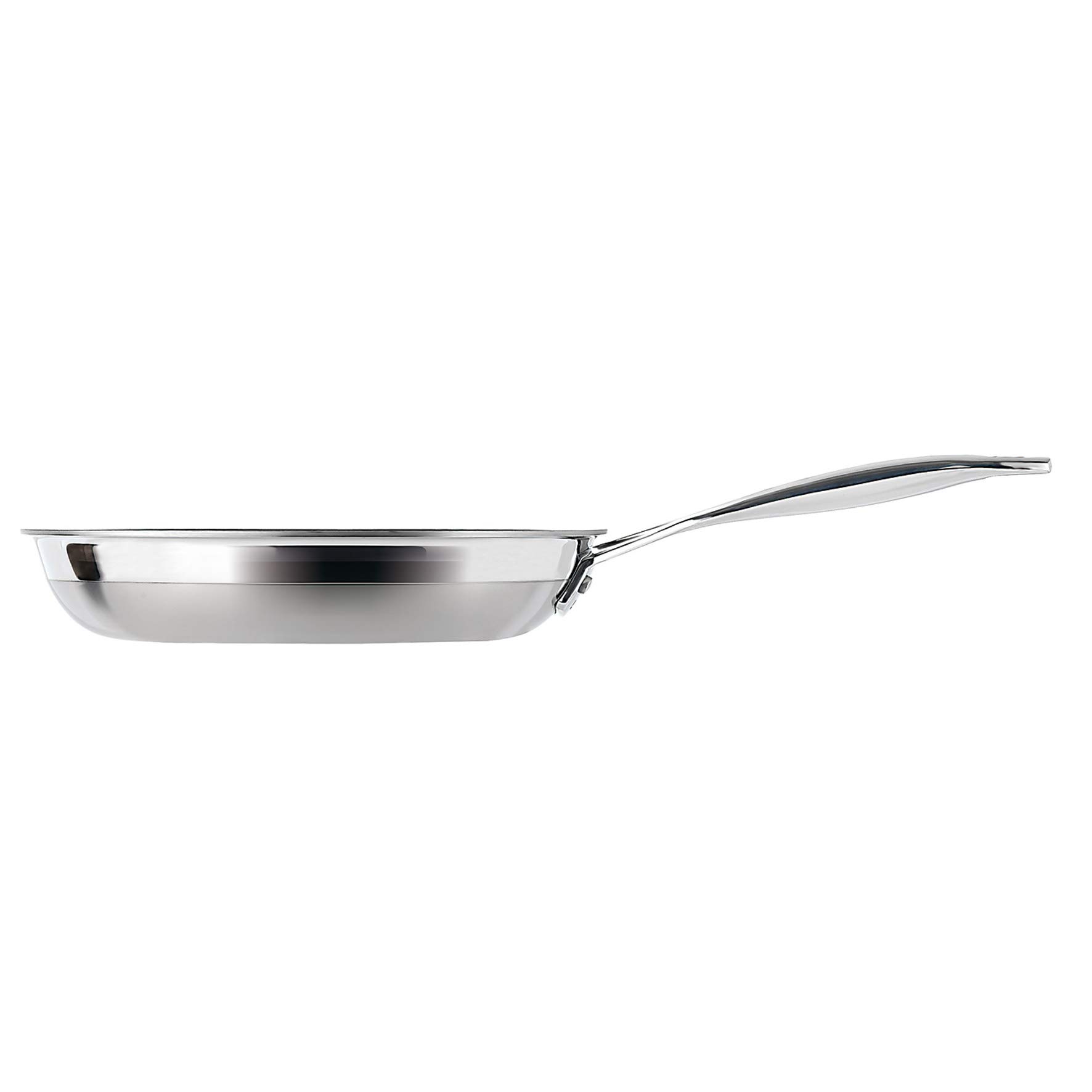 Le Creuset 2400-24 Tri-Ply Stainless Steel Fry Pan, 9-1/2-Inch