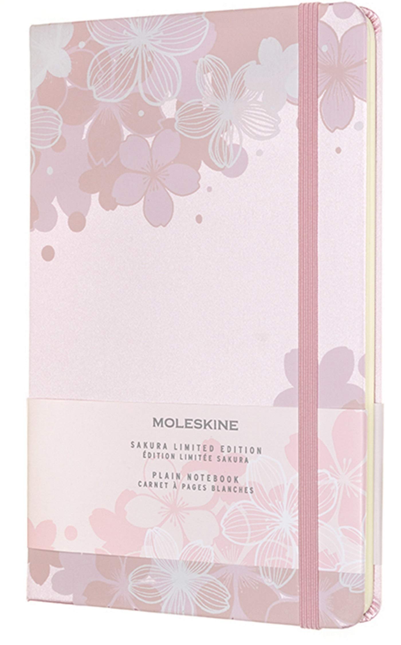 Moleskine Limited Edition Sakura Notebook, Hard Cover, Large (5" x 8.25") Plain/Blank,, 240 Pages, Ivory (8056420851304)