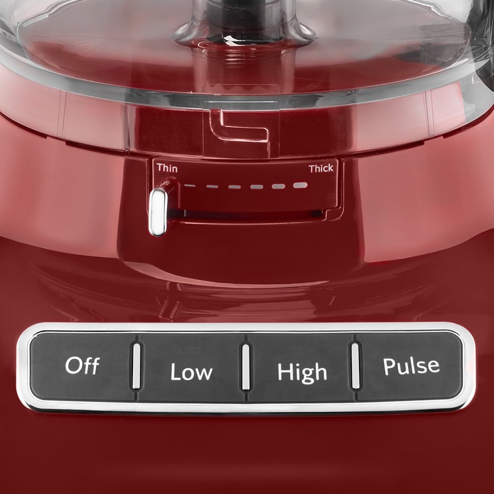 KitchenAid KFP1333GC 13-Cup Food Processor with ExactSlice System - Gloss Cinnamon (Renewed)
