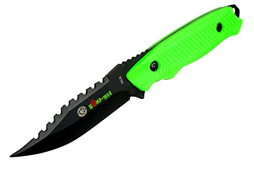 Lastworld 8" Zomb-War Rambo Hunting Knife with Sheath Green