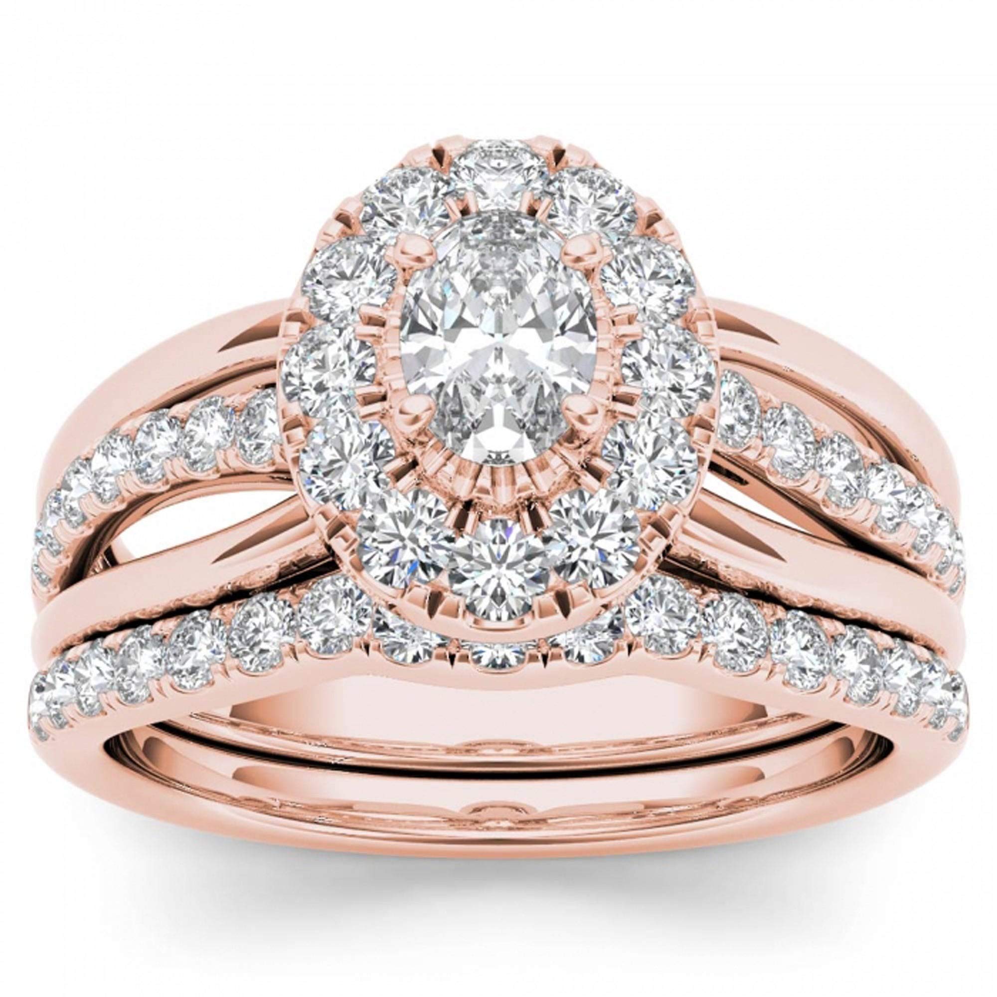 MOTIEL 10K 14K 18K Gold Moissanite Engagement Rings for Women, Wedding Band Anniversary Jewerly Gift for Lovers, Adjustable Size 4-12