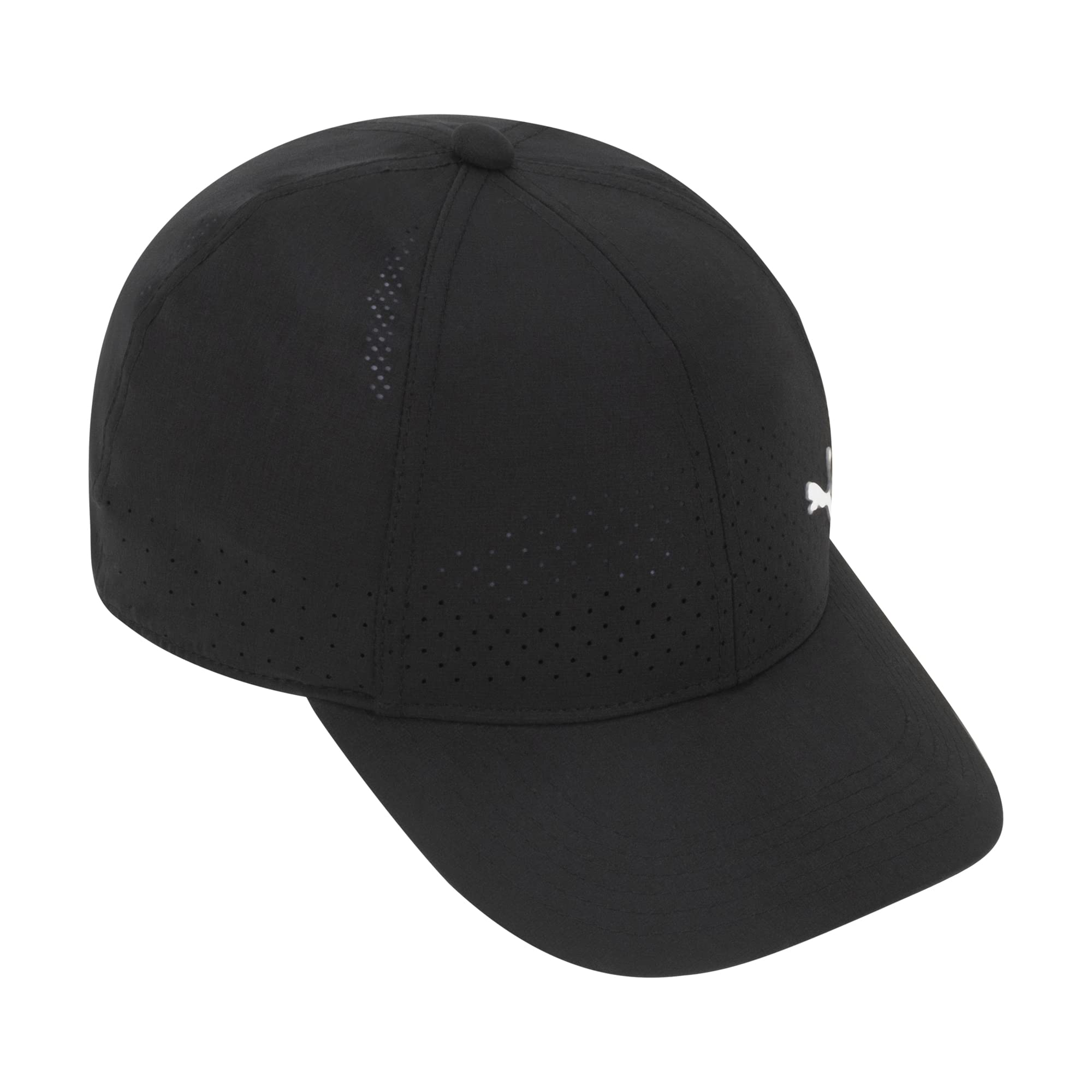 PUMA Unisex Air Mesh Performance Adjustable Snapback Baseball Hat (Navy)