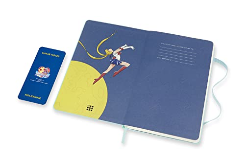 Moleskine Limited Edition Sailor Moon Notebook, Hard Cover, Large (5" x 8.25"), Plain/Blank, Transformation, 240 Pages