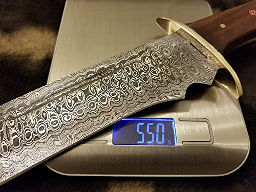 PSK14 - 1| 3| 5| 10| 15| 20 Pieces Pack Bulk Lot - Beautiful Custom Hand Made Damascus Steel Hunting Kitchen Knife | Leather Sheath, Bulk Discounted (15 Pieces)