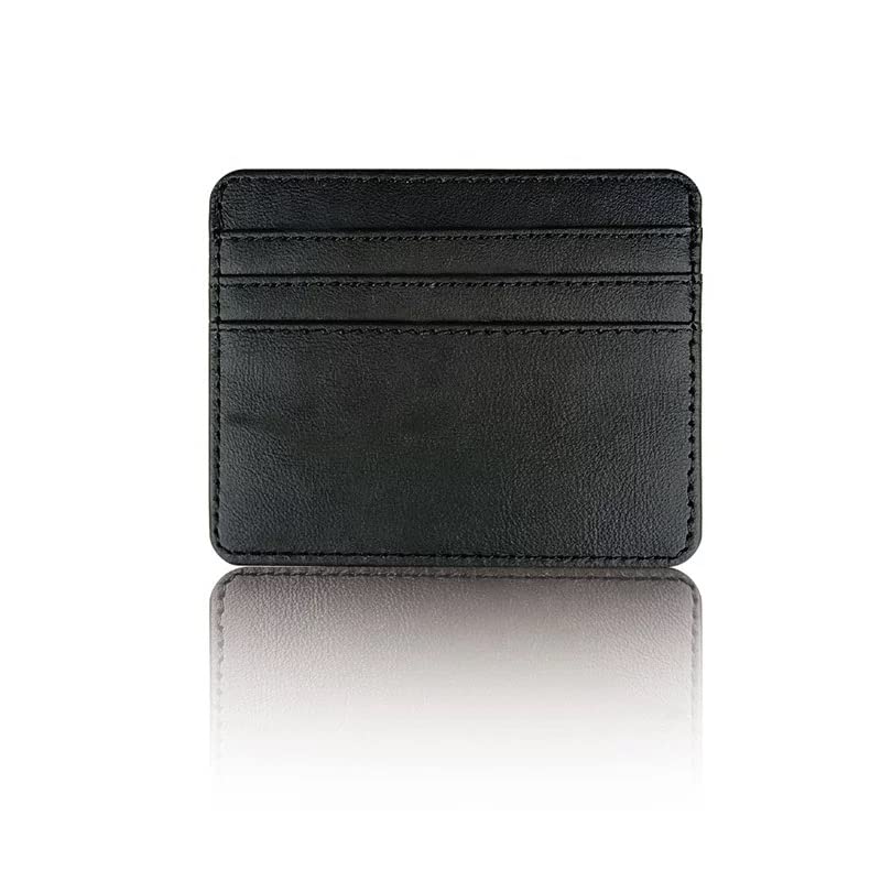 Slim RFID Protection Front Pocket Minimalist Credit Debit Visiting Vaccine Coins Cash Card Holder Wallet For Mens And Womans Scratchless Smart Wallet