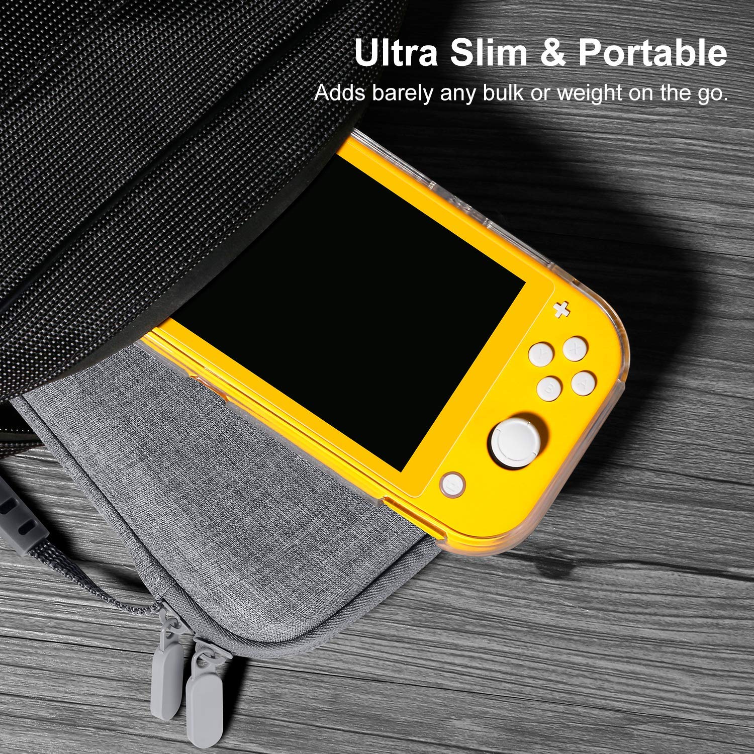 moleve Nintendo Switch Lite Case with TPU Switch Lite Clear Case & Switch Lite Screen Protector, Portable Carrying Case for Nintendo Switch Lite 2019, Switch Lite Accessories