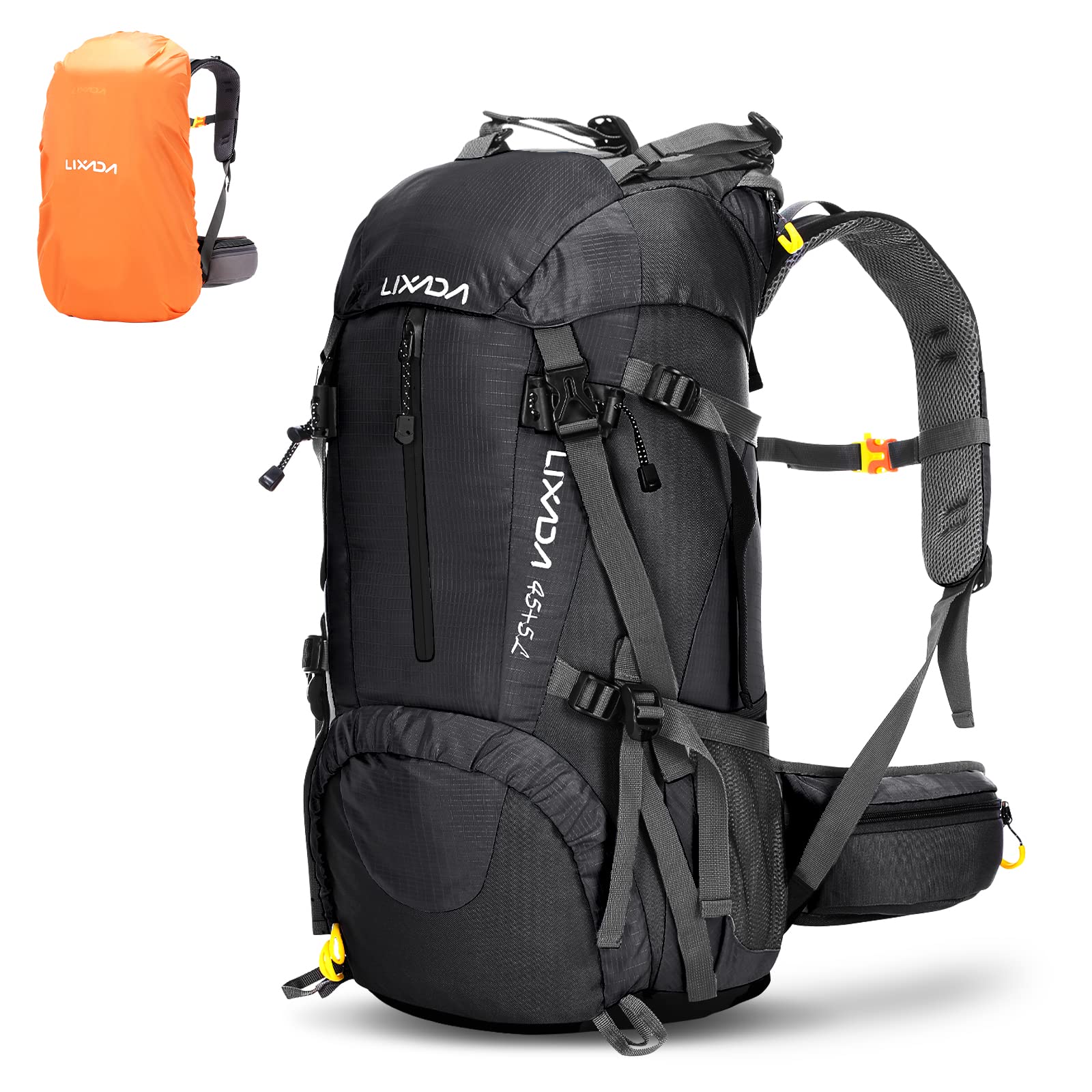 Lixada Men's Hiking, 50L-Black, L