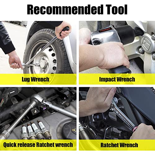 TOPEC Screw Extractor Set, 26 Piece Bolt Extractor Kit and Left Hand Drill Bit with Hex Adapter, Easy Out Stripped Lug Nut Remover Socket for Stripped, Damaged, Rounded-Off, Rusted Bolts, Nuts&Screws