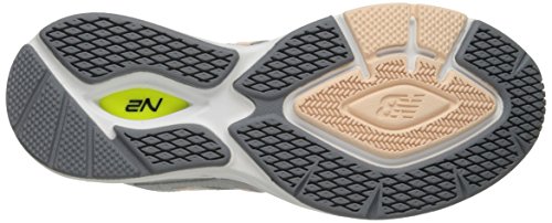 New Balance Women's Casual Comfort 824 Training Cross-Trainer Shoe, Gray/Guava, 9.5 B US